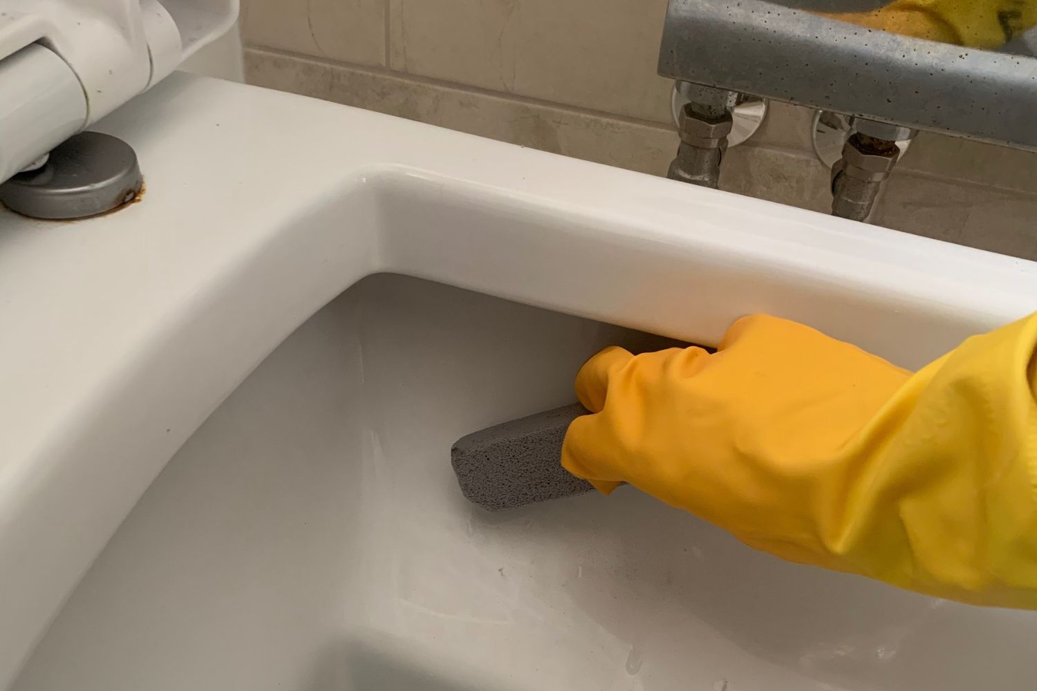 How To Get Your Toilet Looking Like New Again With A Pumice Stone ...