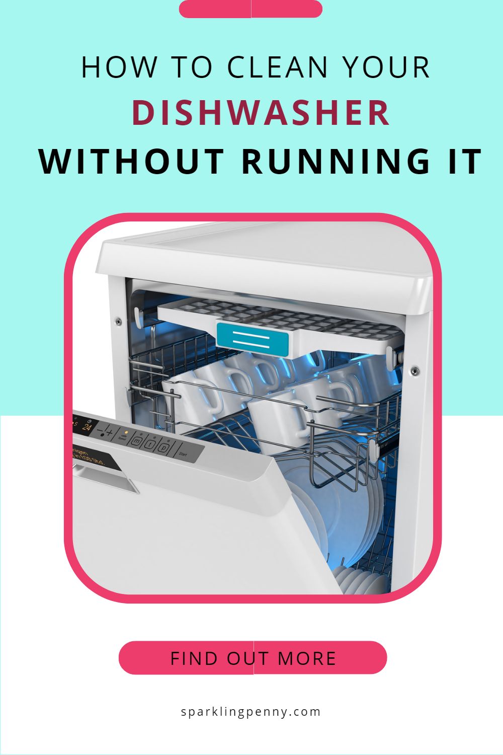 How To Clean a Dishwasher Without Running It - Sparkling Penny
