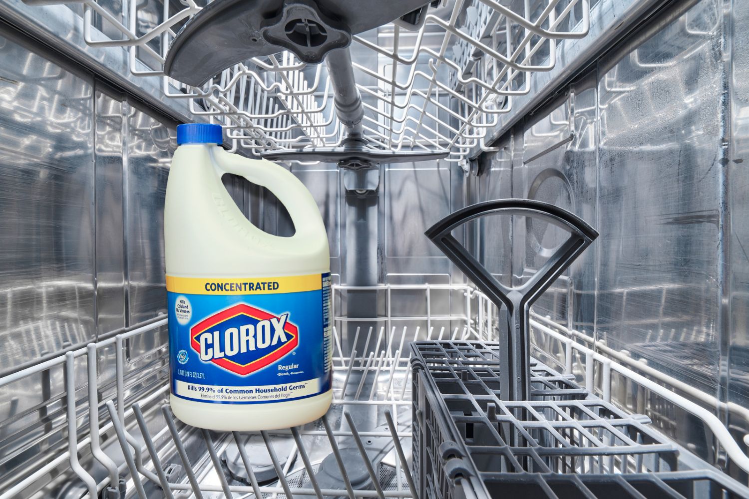 How To Clean A Dishwasher With Bleach (safely) - Sparkling Penny