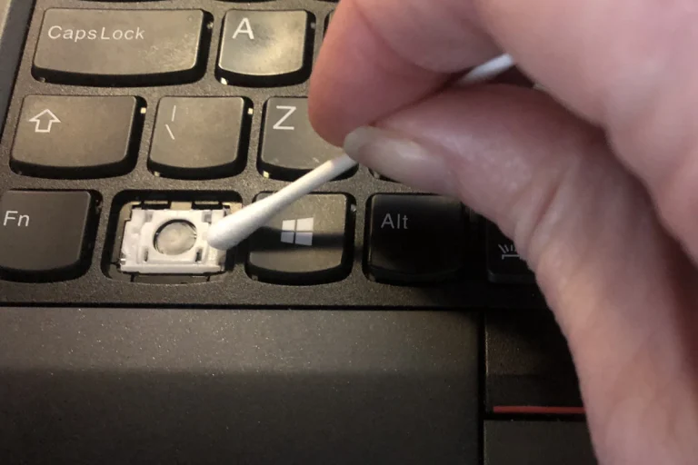 How To Clean A Laptop Keyboard Without Removing The Keys - Sparkling Penny
