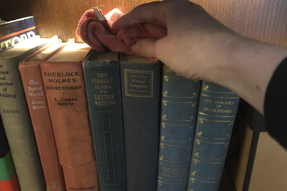 How To Keep Books Dust-Free - Sparkling Penny
