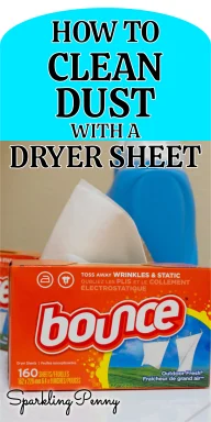 How To Dust With Dryer Sheets (and stop dust from coming back ...