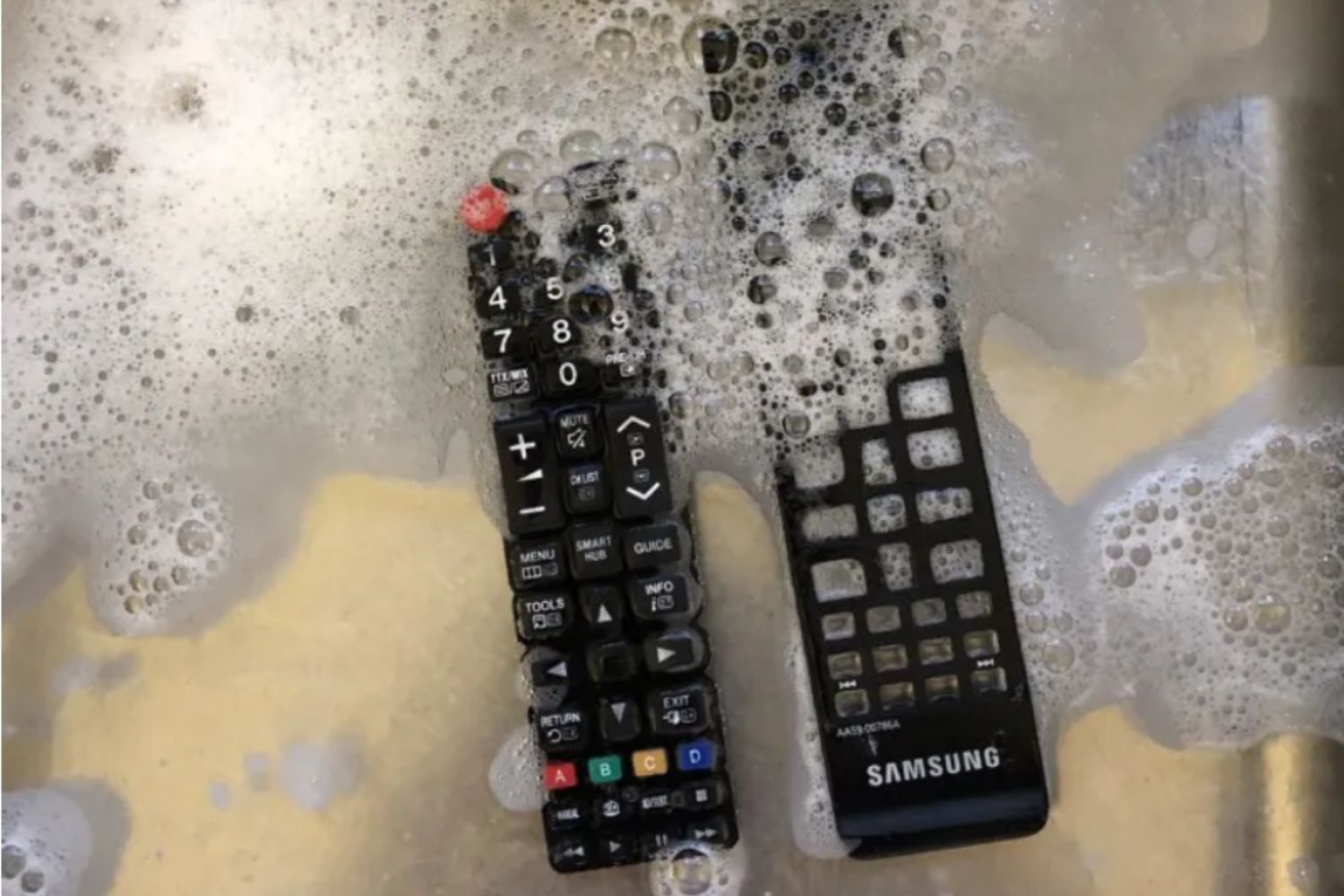 How To Clean A Sticky TV Remote Control - Sparkling Penny
