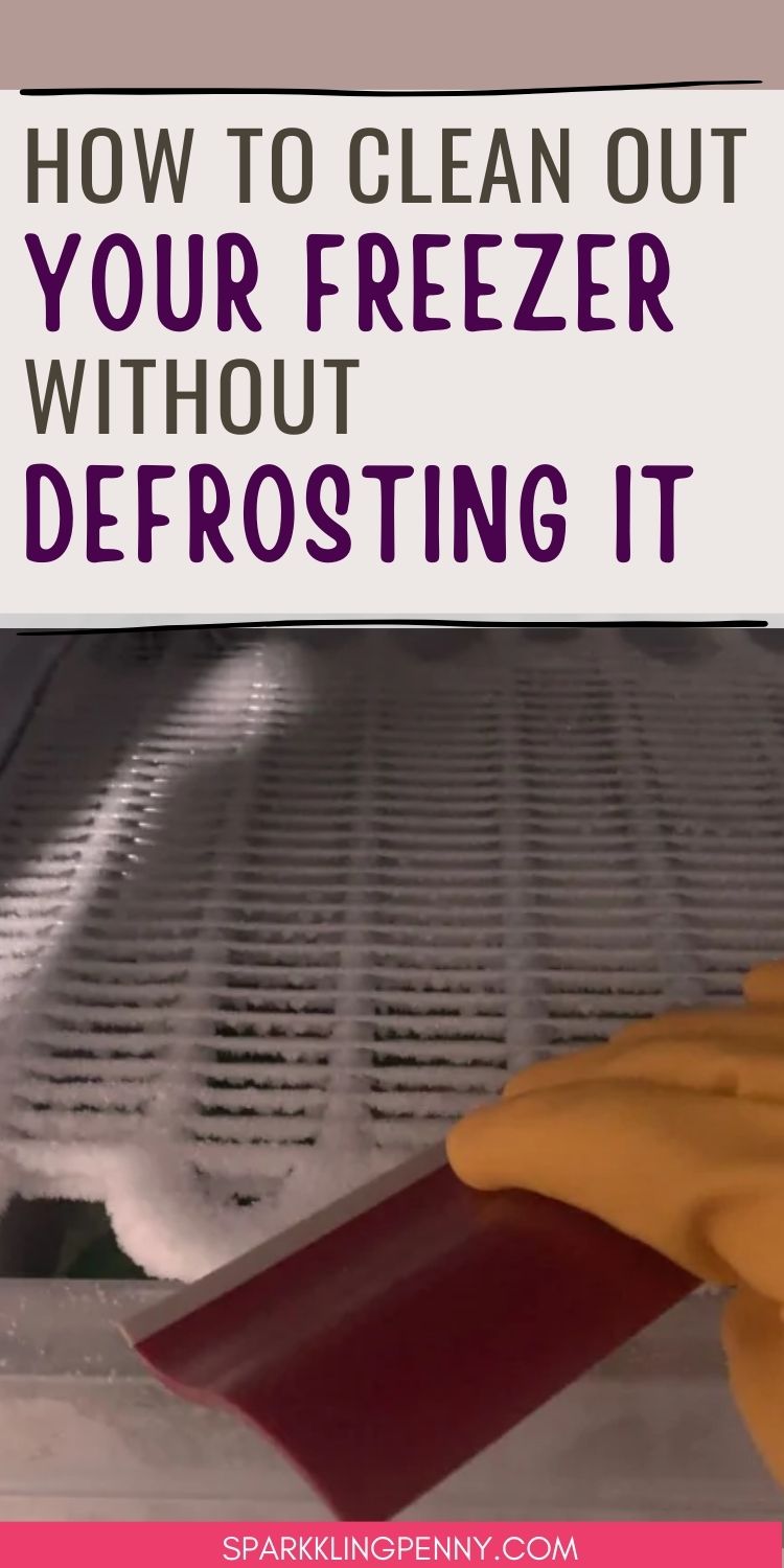How To Clean Out Your Freezer Without Defrosting It - Sparkling Penny