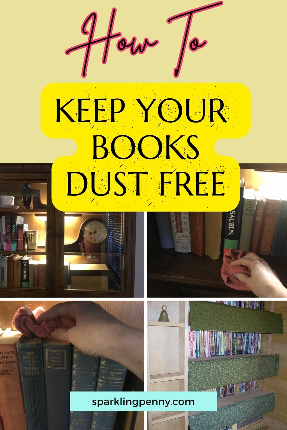 How To Keep Books Dust-Free - Sparkling Penny