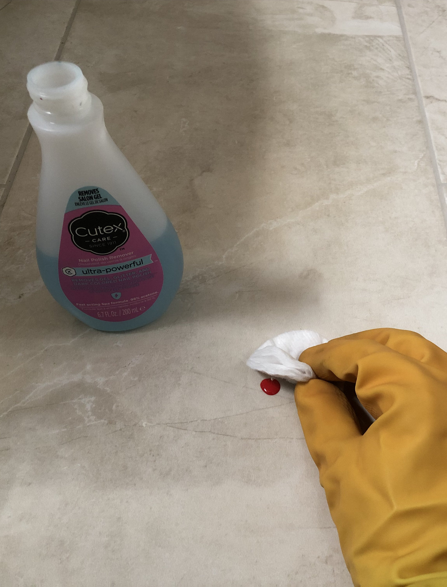 How To Clean Nail Polish Off Tiles - Sparkling Penny